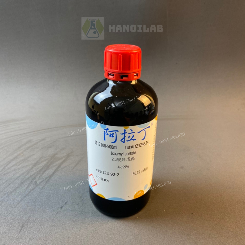 Hóa Chất Isoamyl acetate, Cas 123-92-2, C7H14O2, ALADIN 500ml - LABHN ...