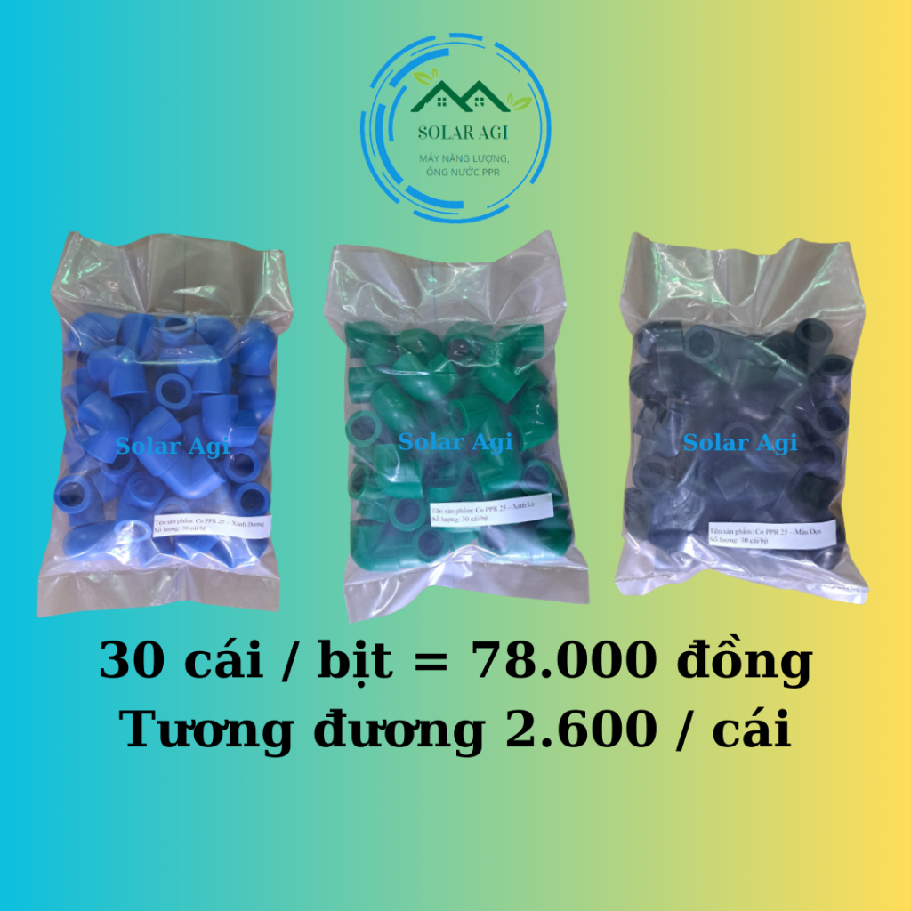 Combo 30 cái/bịt Co PPR25 - Cút chịu nhiệt PPR | Shopee Việt Nam