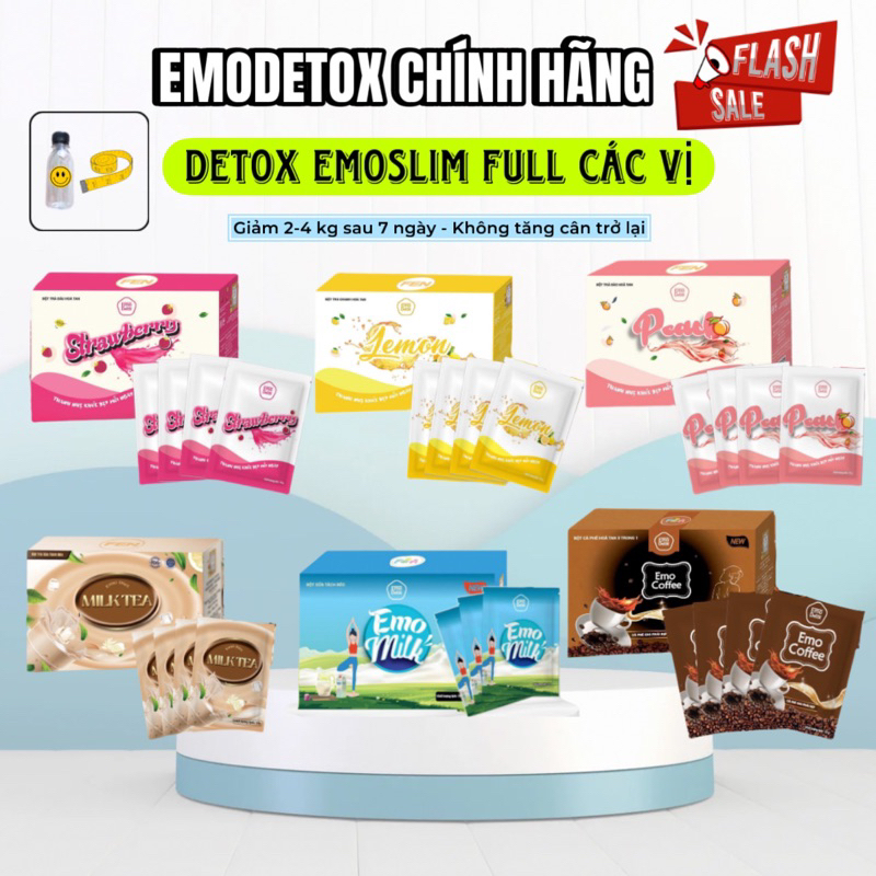 (CHÍNH HÃNG + KÈM QUÀ) DETOX EMO NƯỚC TRÁI CÂY 8 VỊ - giảm béo - giảm ...