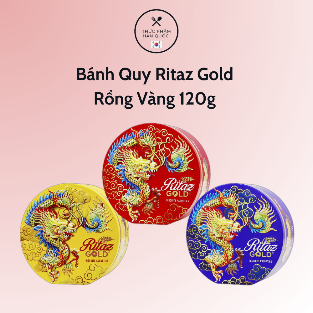 Bánh Tết Bánh quy Ritaz Gold Rồng 105g Đóng Giỏ Quà Tết | Shopee Việt Nam