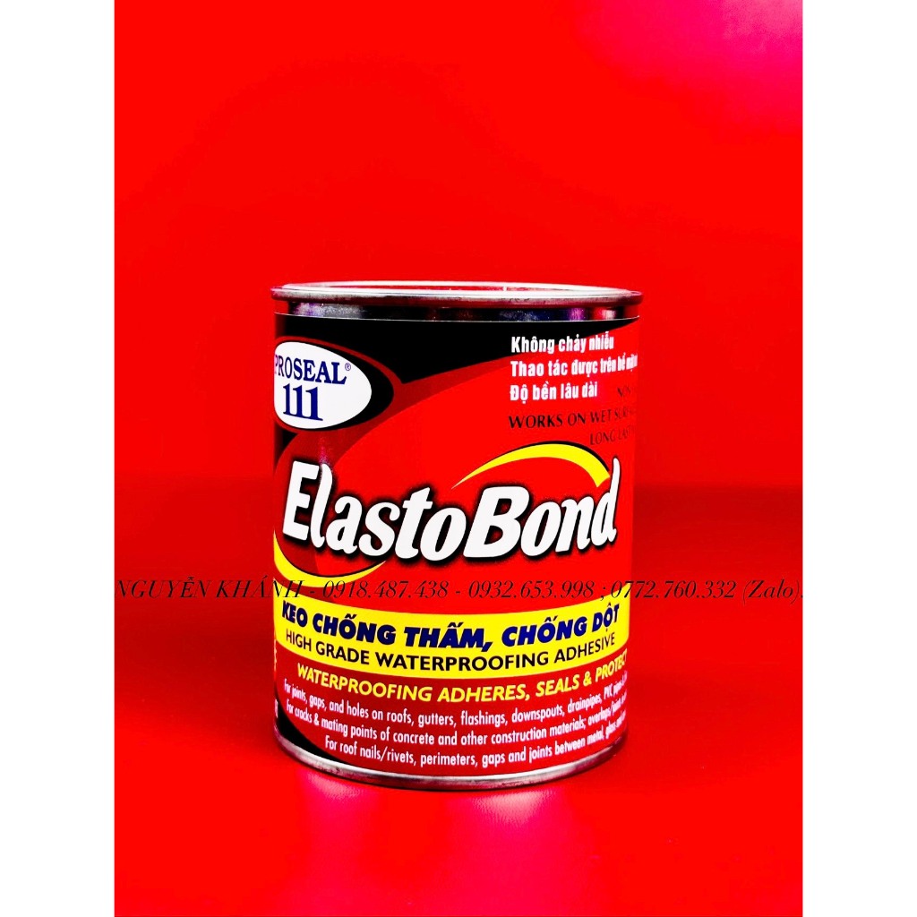Keo chống dột Proseal 111 Elastobond trám trét chống thấm - Proseal111 (loại 490g) | Shopee Việt Nam