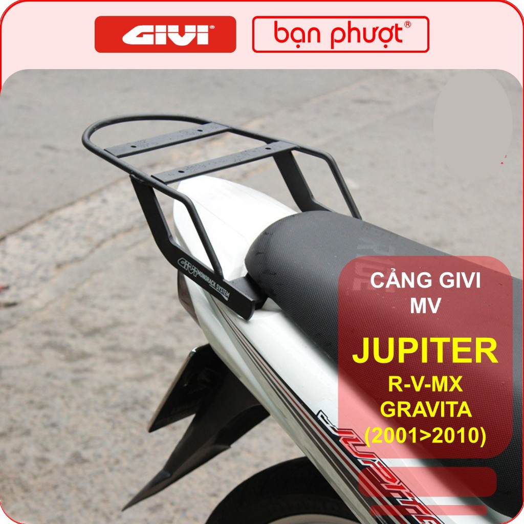 Baga Givi Sau Xe Jupiter R, V, MX, Jupiter Gravita (2001>2010) - Cảng Givi Chính Hãng - Bạn ...