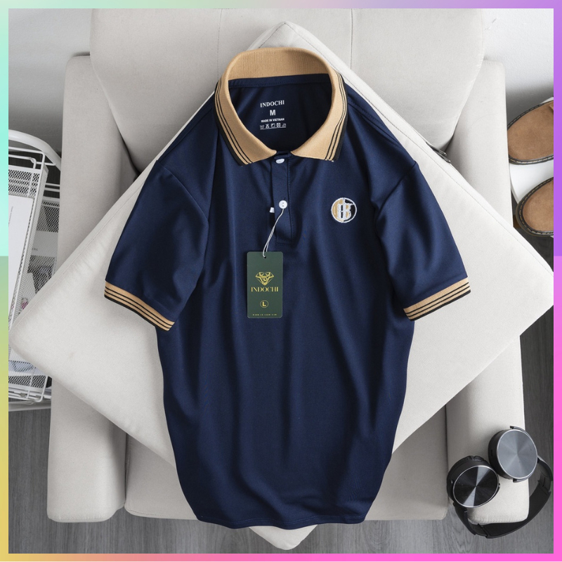 Áo thun đen trắng tay nỡ,áo polo nam vải cá sấu co giãn thám hút mồ hôi vận động thoải mái ...