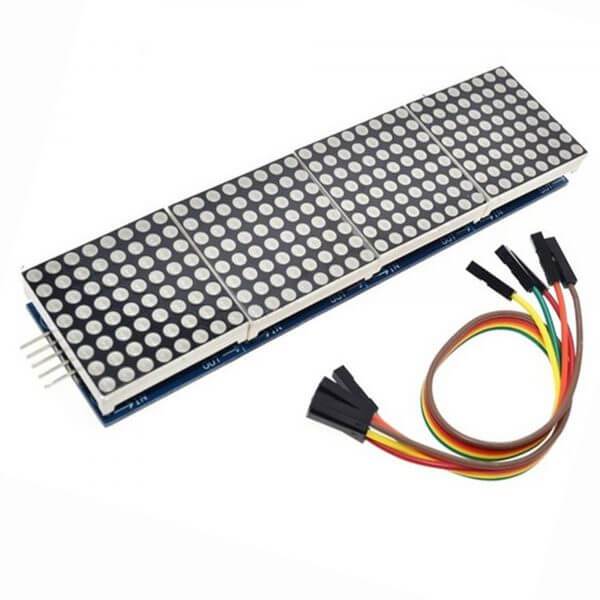 Module 4 LED Ma Trận 8x8 MAX7219 Màu xanh | Shopee Việt Nam