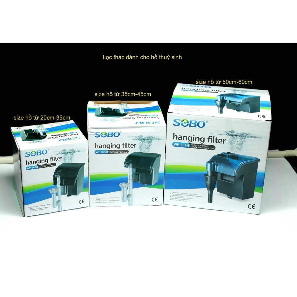 Lọc Thác Dành Cho Hồ Cá Mini SOBO 303H, 606H, 607H | Shopee Việt Nam