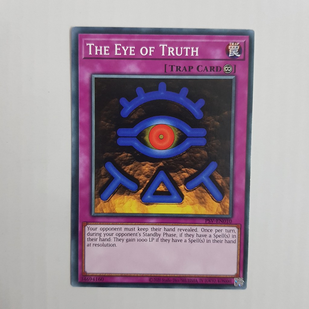 Lá bài The Eye of Truth - PSV-EN010 - Common Unlimited (25th Reprint ...