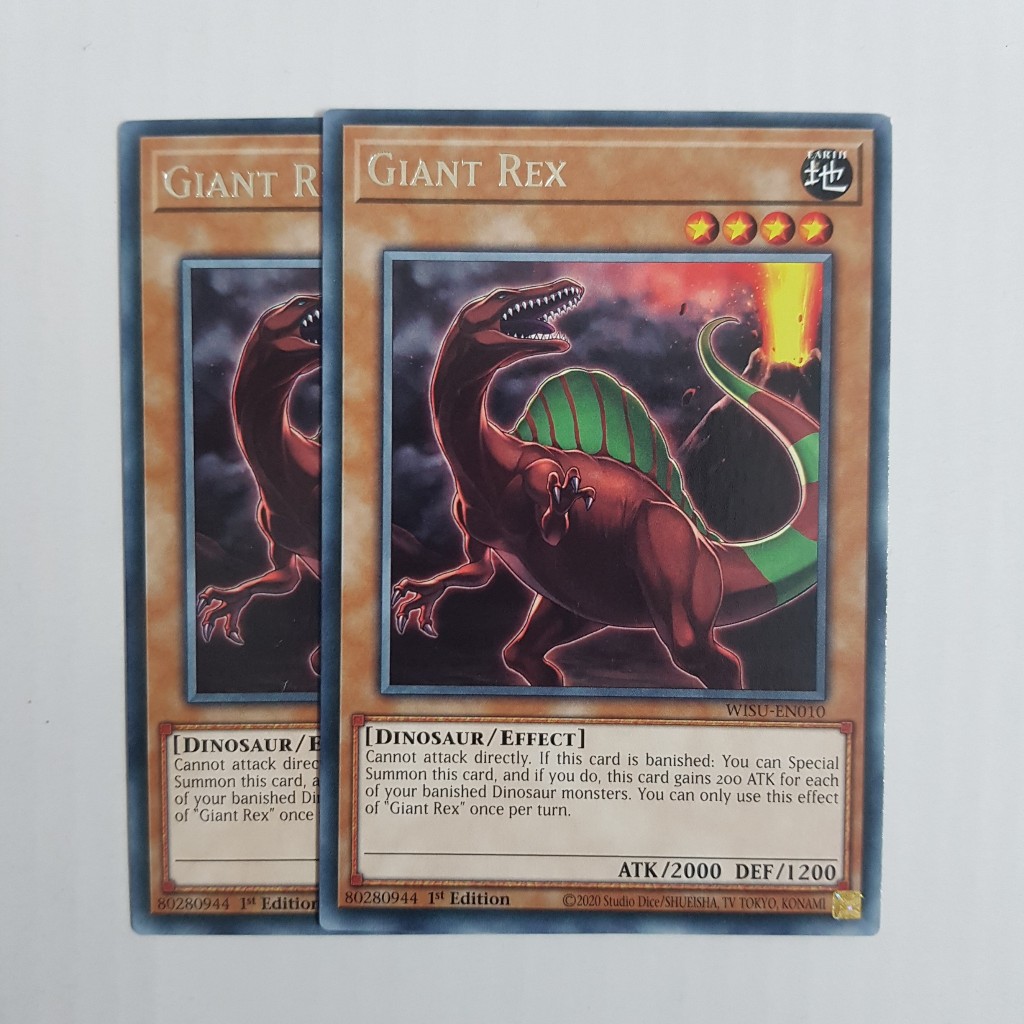 lá bài Giant Rex - WISU-EN010 - Rare 1st Edition | Shopee Việt Nam