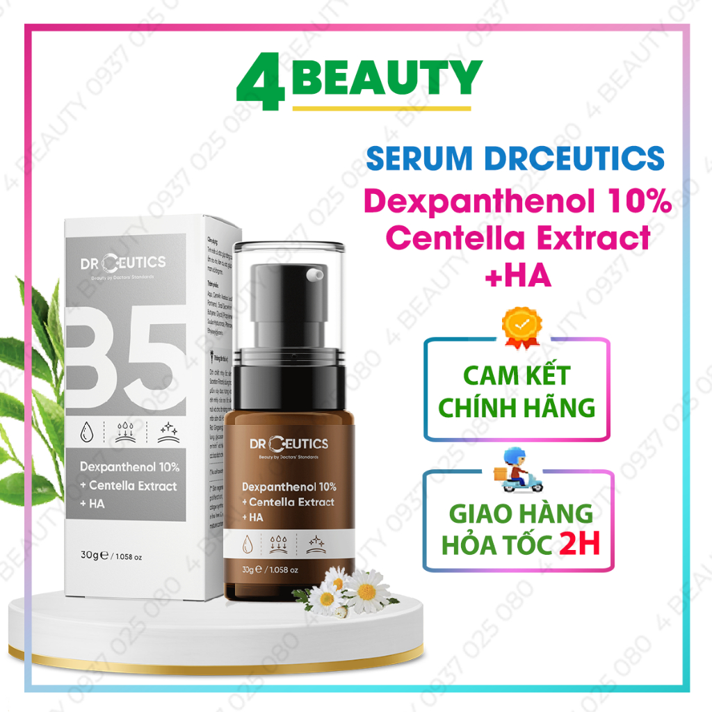 Tinh chất dưỡng Serum B5 DrCeutics Cấp Ẩm Và Phục Hồi Da Dexpanthenol 10% + Centella Extract ...