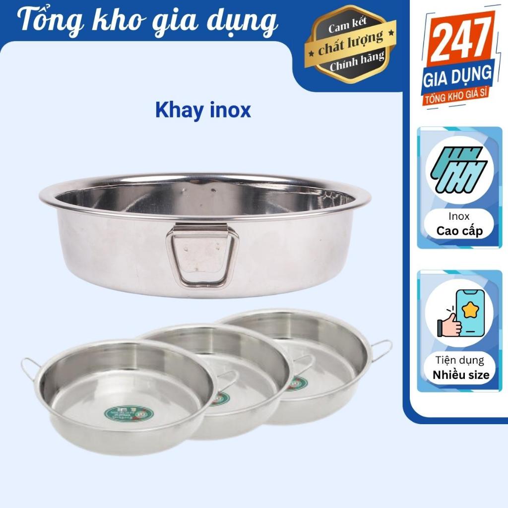 Khay inox tròn,Khay Bơ Inox ,Xửng Tròn Inox Cao Cấp - Nhiều Size ...