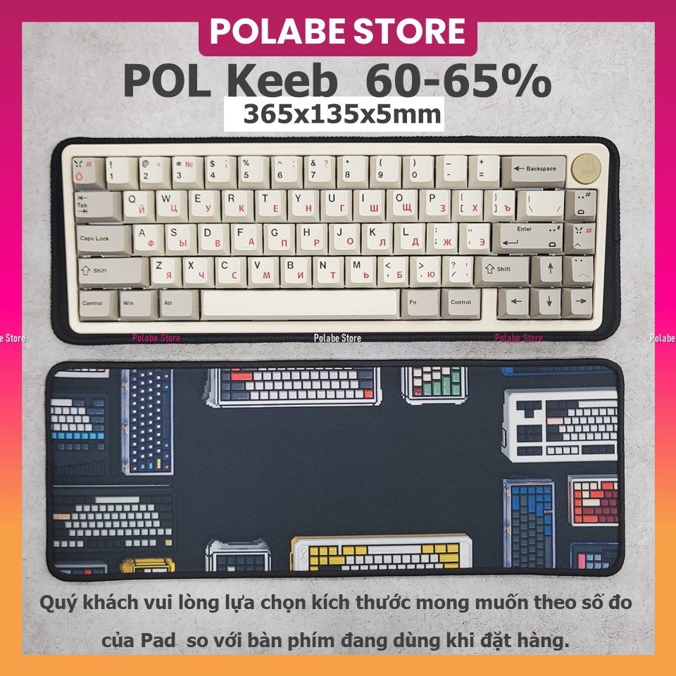 Keyboardmat 5mm POL miếng lót bàn phím POL hàng chính hãng keyboardmat ...