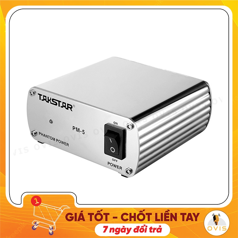 Phantom 48v Cho Micro Condenser Phòng Thu | Takstar PM-5 | Shopee Việt Nam