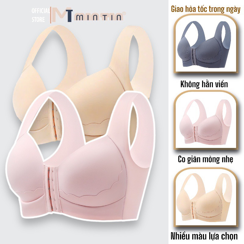 Áo Ngực Thái Lan Khuy Cài, Áo lót nữ BigSize che mỡ nách mỡ lưng Đệm 1cm - Bản Lưng to 14cm Có ...