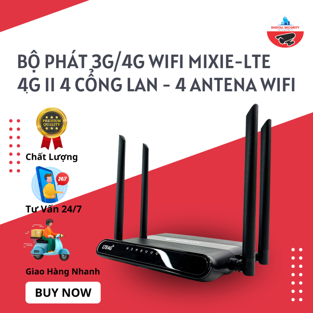 BỘ PHÁT 3G/4G WIFI MIXIE-LTE 4G II 4 CỔNG LAN - 4 ANTENA WIFI - digitalcamera | Shopee Việt Nam