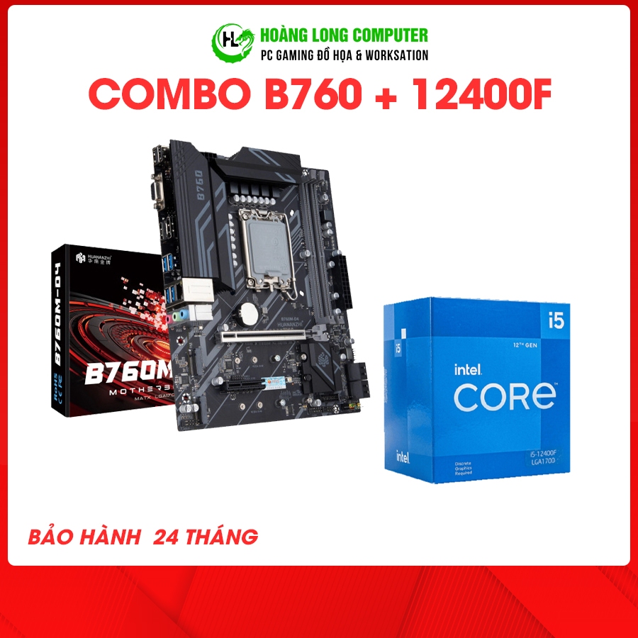 Combo Main Huananzhi B660M | CPU I5 12400F Bộ Main Chip Bảo Hành 36 ...