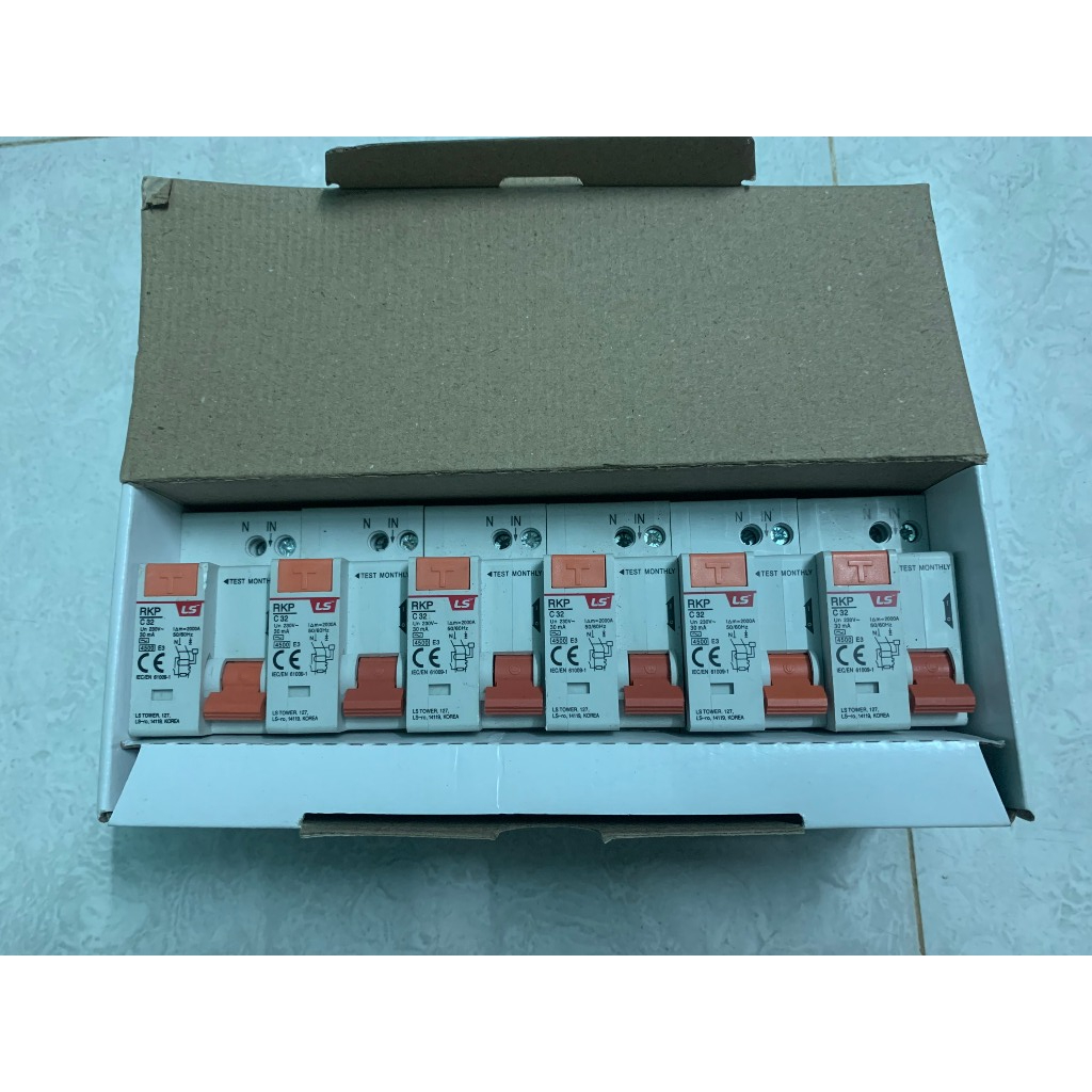 Aptomat chống giật (RCBO) RKP 1P+N 32A 30mA LS | Shopee Việt Nam