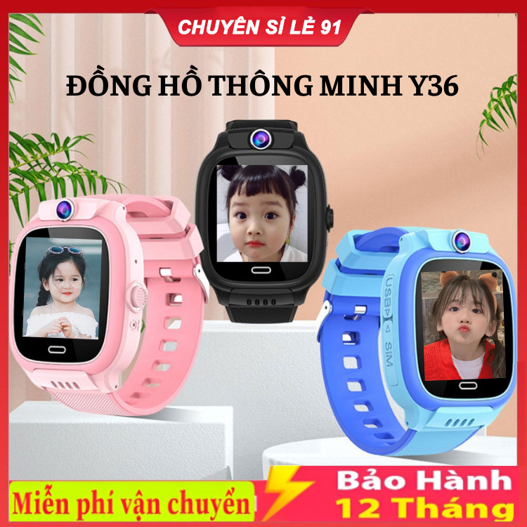 {CALL VIDEO } Đồng Hồ Thông Minh Y36 / W11 Lắp Sim Nghe Gọi - Định Vị Cảnh Báo Nguy Hiểm Chống ...