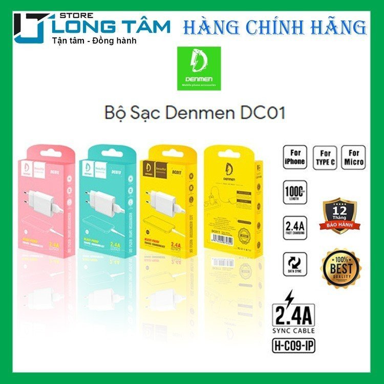 BỘ SẠC NHANH HIỆU DENMEN DC01 - hàng chính hãng | Shopee Việt Nam