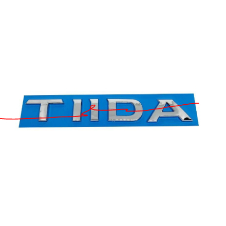 [Sỉ - Lẻ] Logo Chữ nổi TIIDA dùng dán phía sau xe Nissan TIIDA | Shopee ...