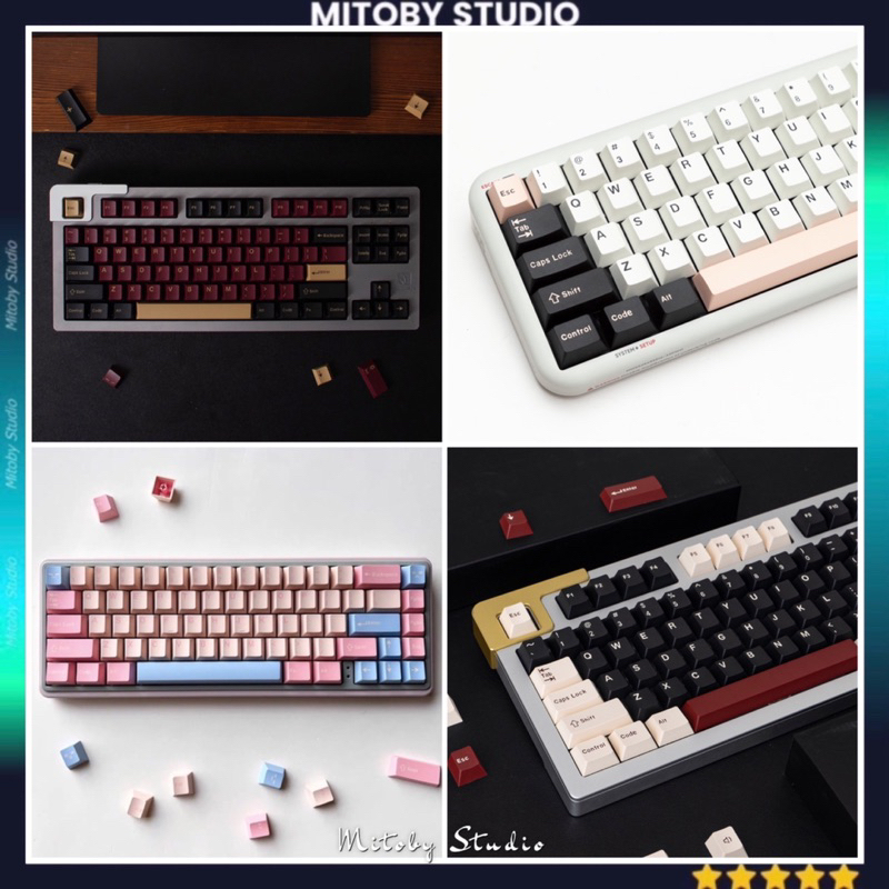 Keycap CMK Aifei ROMA Rome Circus Cherry Profile ABS double shot bàn phím cơ Red Samurai Olivia ...