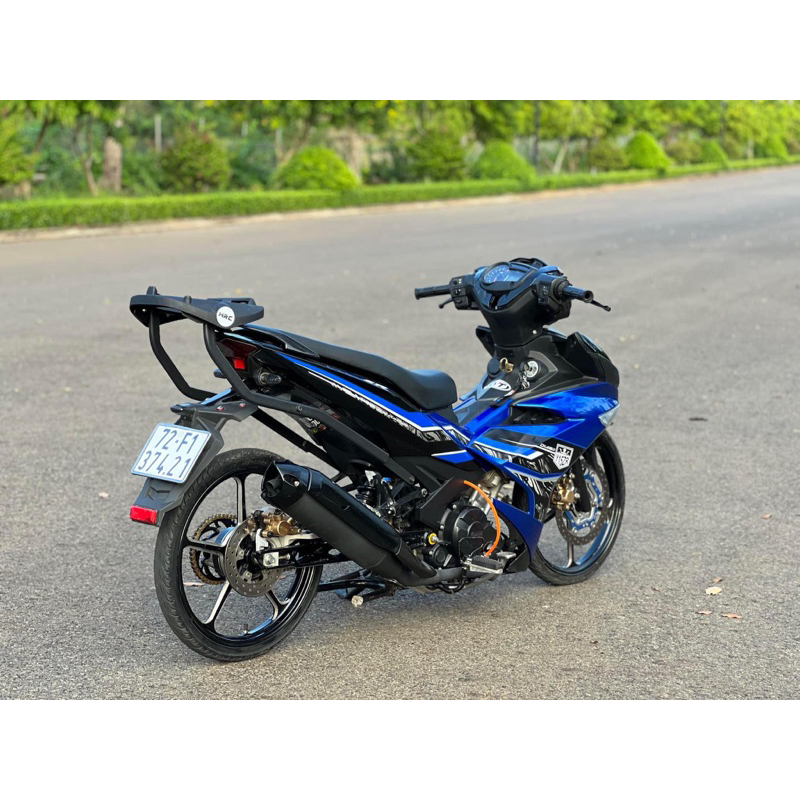 TEM RỜI EX 150 xanh gp Y15Zr , độ team Rời dán phủ dàn áo xe ex 150 xanh gp đen rẻ đẹp | Shopee ...