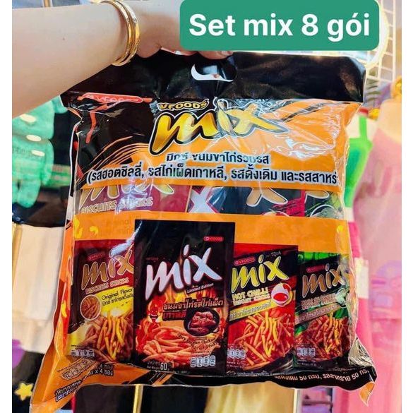 Bim bim Mix Thái lan 88k/ bịch 8 gói trộn vị | Shopee Việt Nam