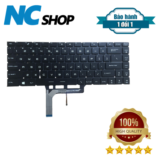 Bàn phím laptop MSI GS65 Stealth GS65VR MS-16Q2, GF63 Thin 10SCXR MS ...