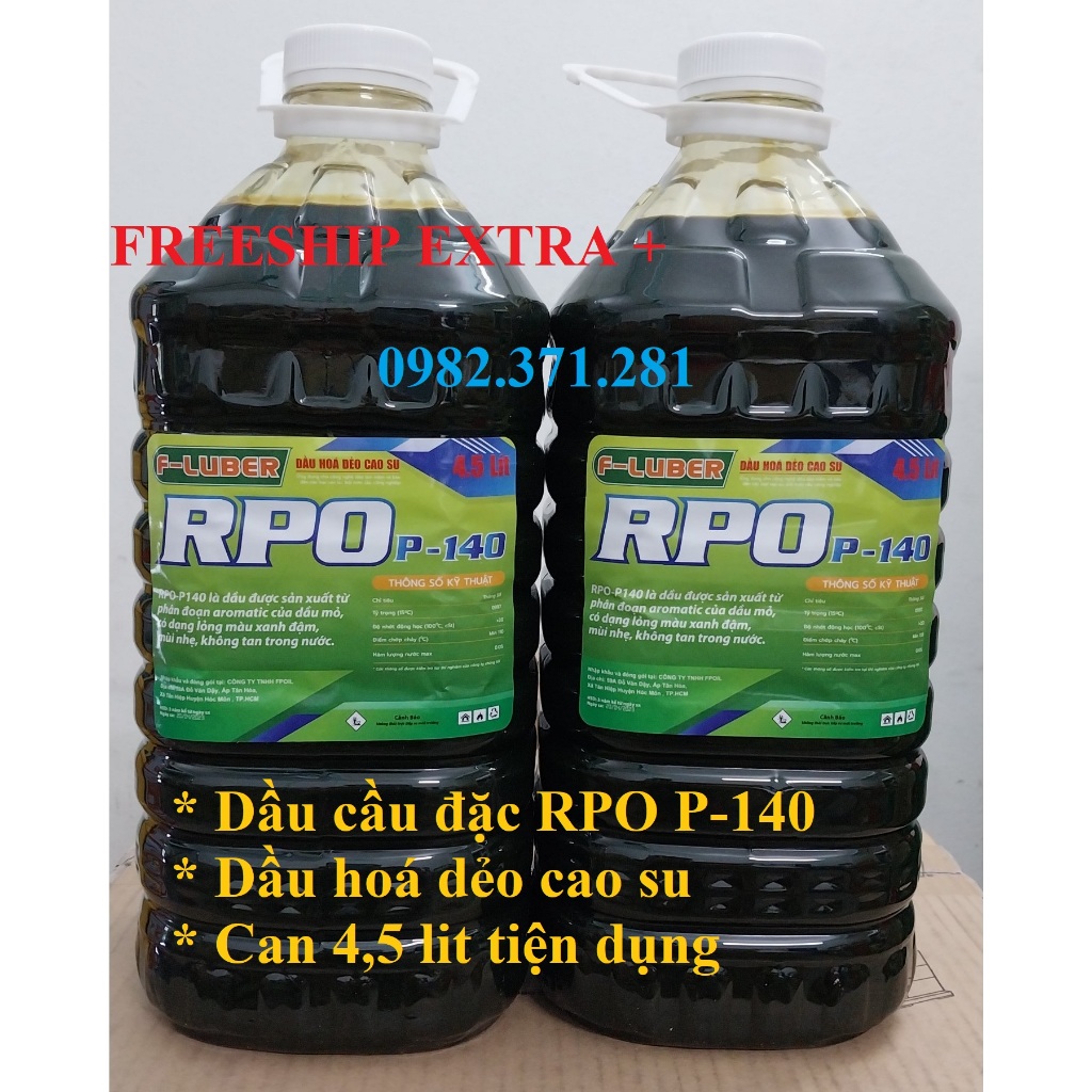 Dầu cầu đặc RPO P-140 F-Lube 4.5lit (Dầu thơm hóa dẻo cao su đặc ...