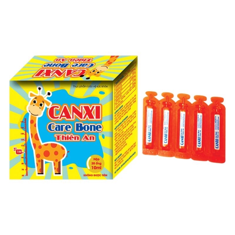 Canxi Care Bone Thiên An hộp 20 ống x 10ml _ Canxi hươu cao cổ | Shopee ...