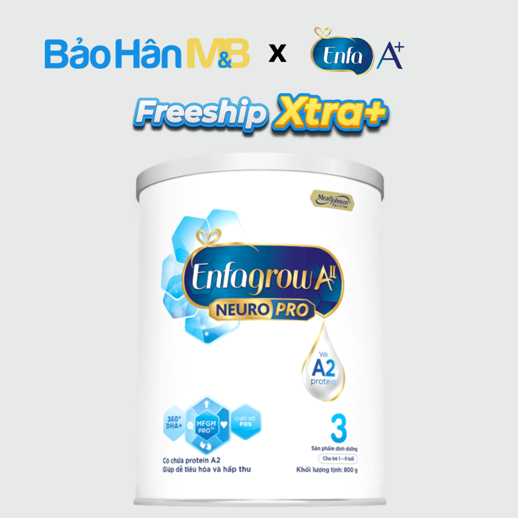 Sữa Enfagrow A2 NeuroPro số 3 lon 350g, 800g, 1.7kg - chính hãng ENFA ...