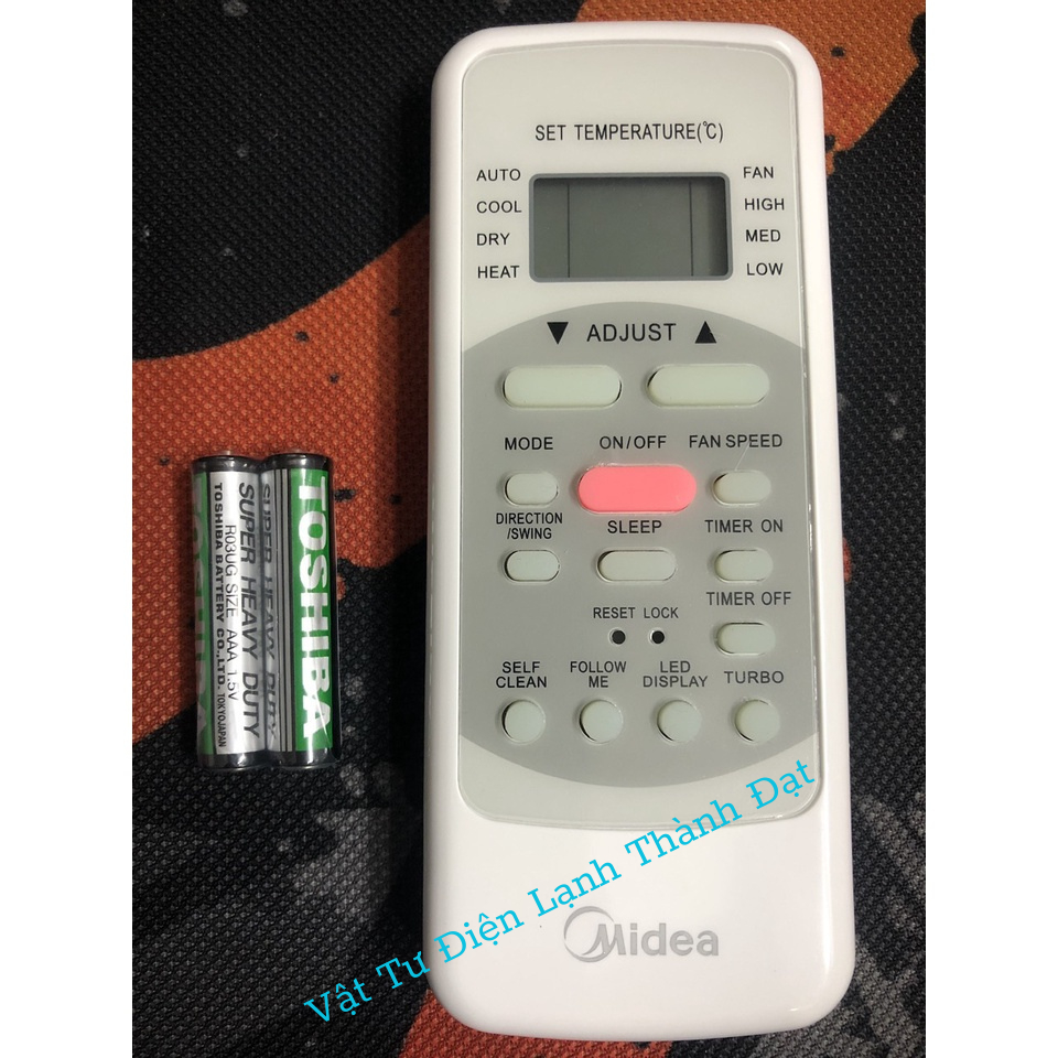 REMOTE MÁY LẠNH MIDEA - ĐIỀU KHIỂN ĐIỀU HÒA MIDEA | Shopee Việt Nam