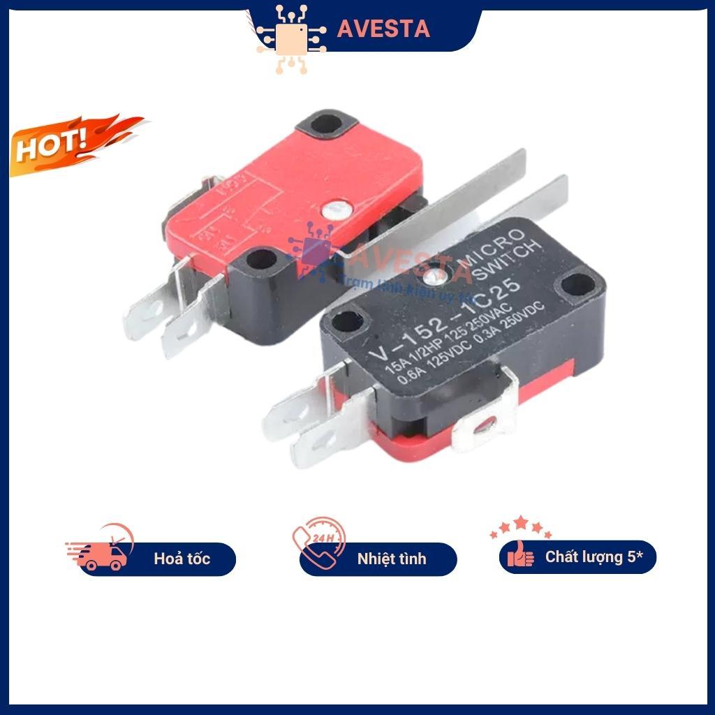 Công tắc V-152-1C25 15A 250V công tắc hành trình không con lăn chính hãng avesta | Shopee Việt Nam