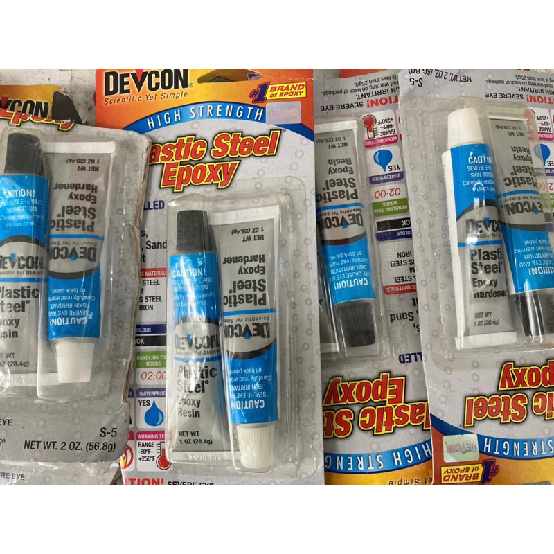 Keo dán vết nứt Devcon plastic steel Epoxy S-5 | Shopee Việt Nam