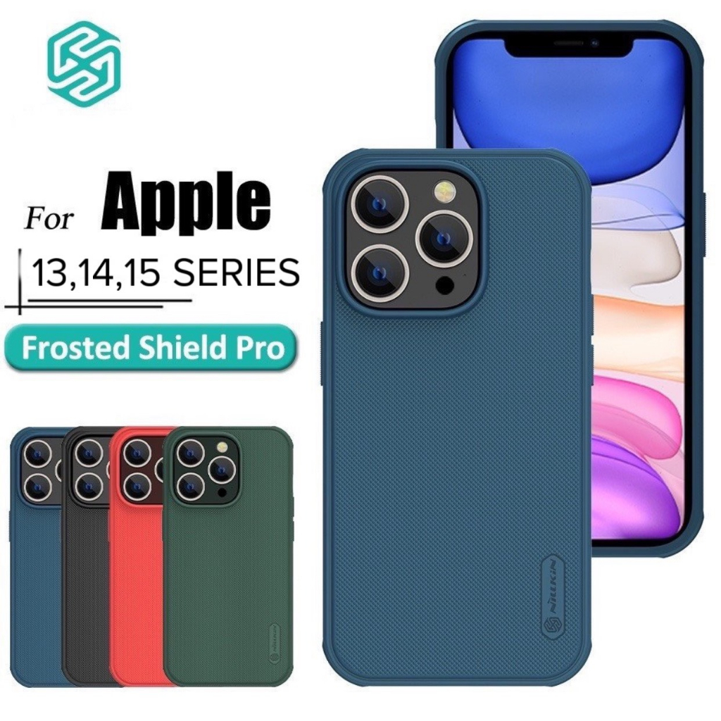 Nillkin Super Forester Shield Pro Matte - Ốp lưng cứng nhám viền dẻo cho IPhone 16 ProMax / 15 ...