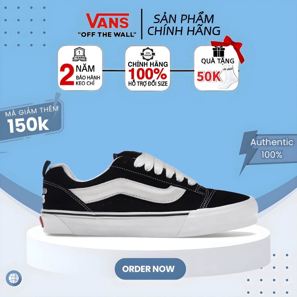 Vans knu skool VR3 potato chính hãng, vans vault x imran potato chuẩn ...