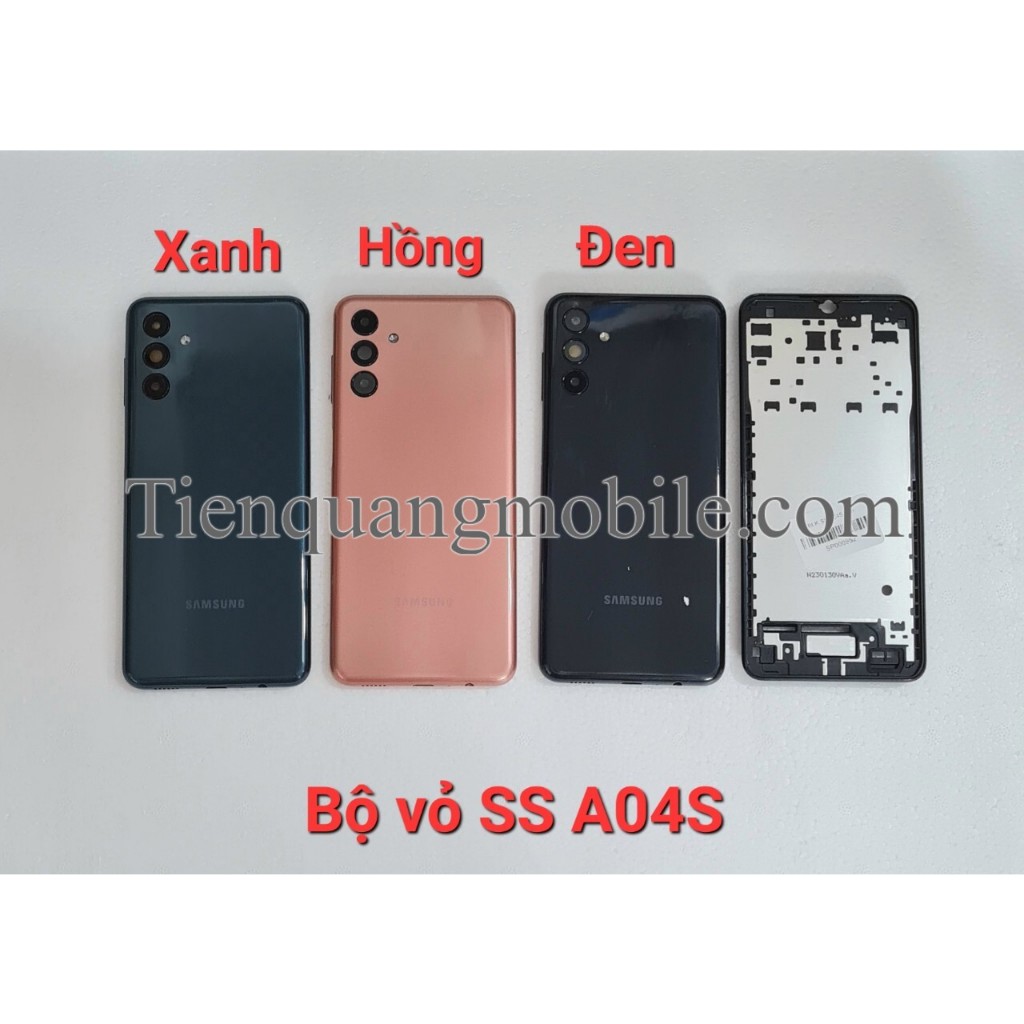 Bộ vỏ Samsung A04S (gồm vỏ, xương, kính cam, nút bấm, khe sim) | Shopee ...