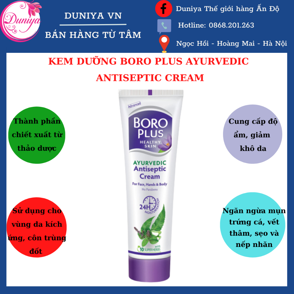 Kem dưỡng Boro Plus Ayurvedic Antiseptic Cream | Shopee Việt Nam