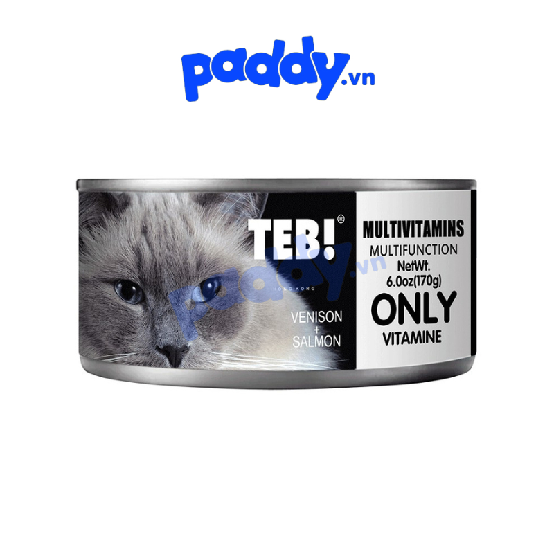 Pate Mèo Teb Only Bổ Sung Dinh Dưỡng Lon 170g | Shopee Việt Nam