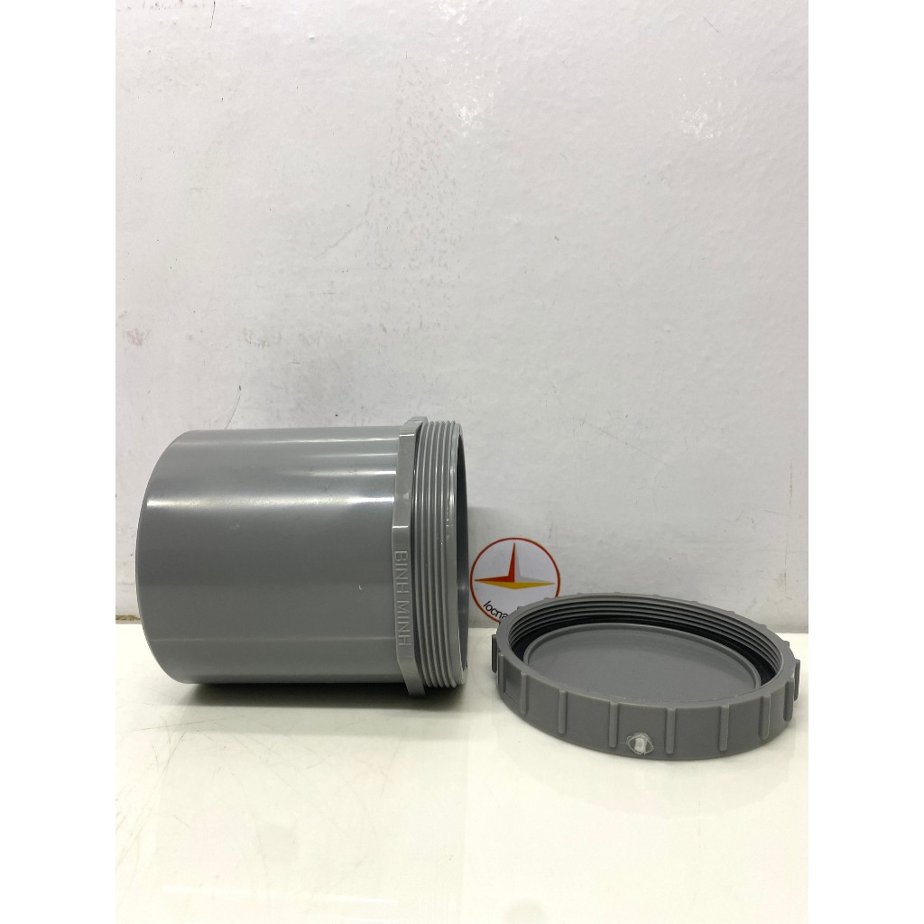 Bít xả ren ngoài/Male threaded clean out phi 114 nhựa PVC Bình Minh ...