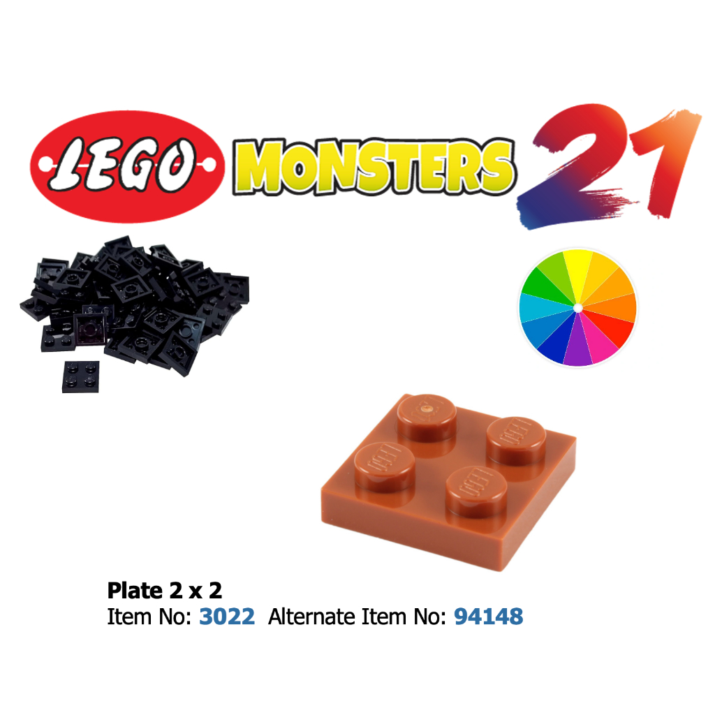 [1 cái]-Lego chính hãng, Tấm 2x2 - ID 3022, 94148 | Shopee Việt Nam