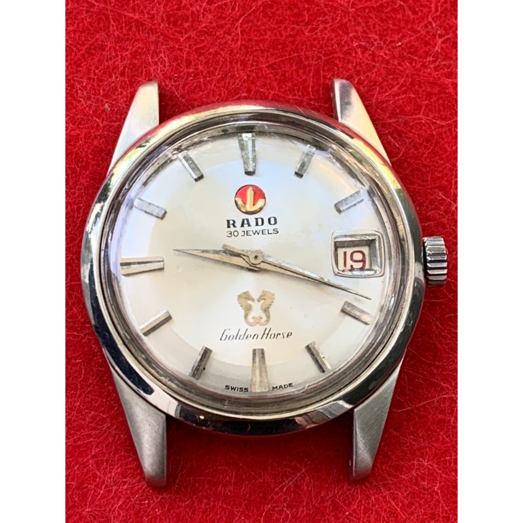 Đồng hồ nam Rado cá ngựa automatic 30 jewels, máy búa vàng, 1 lịch, dây ...