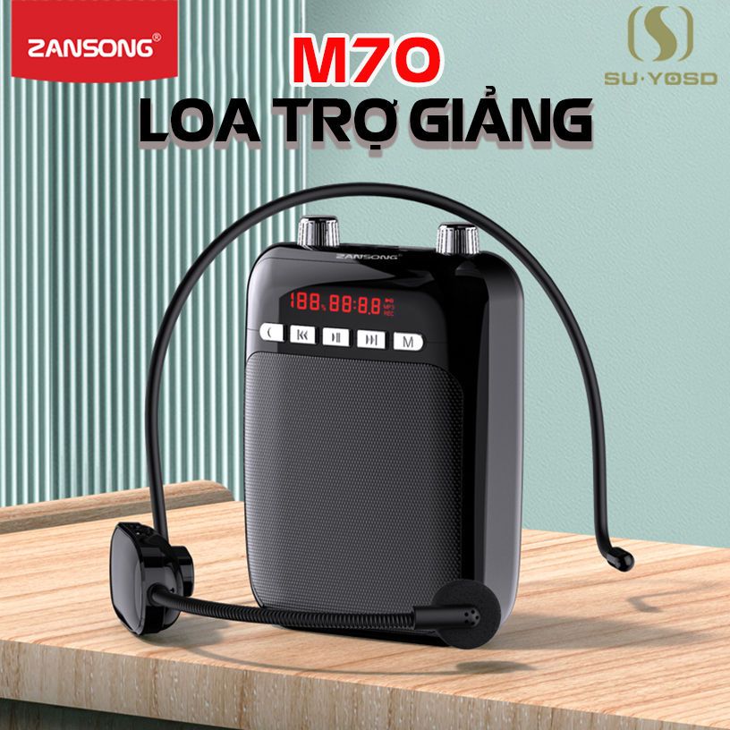 Loa Trợ Giảng Zansong M70 dùng mic không dây âm thanh to rõ, nhỏ gọn ...