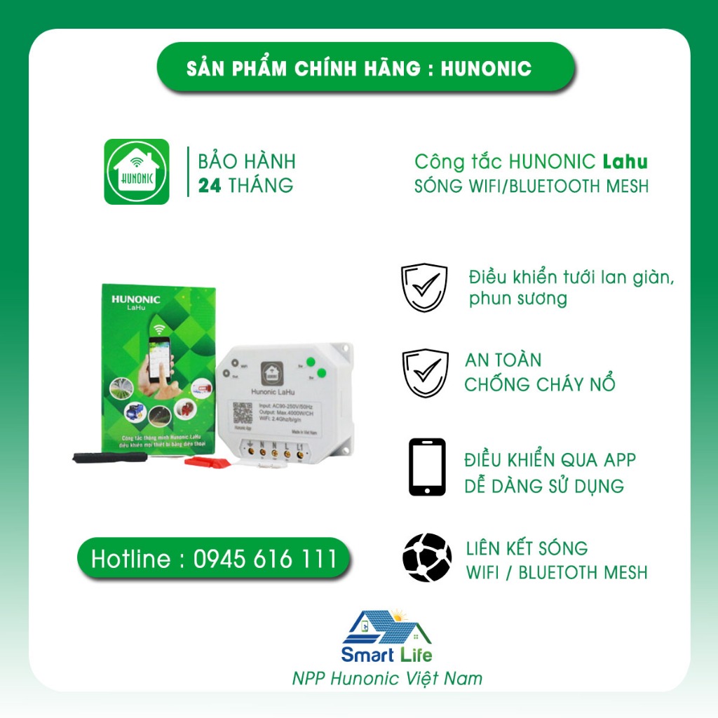 Công tắc Hunonic Lahu | Shopee Việt Nam