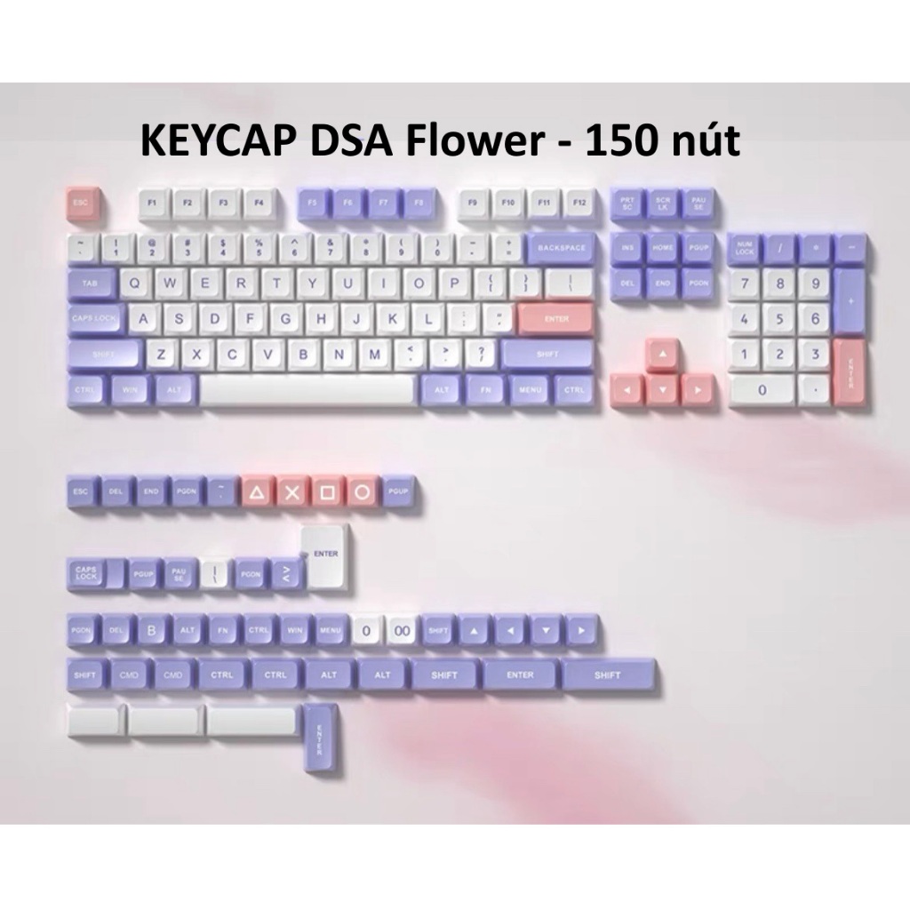 [HỎA TỐC HN - HCM] Bộ nút bàn phím cơ | Keycap Sugar65 | PBT Doubleshot ...