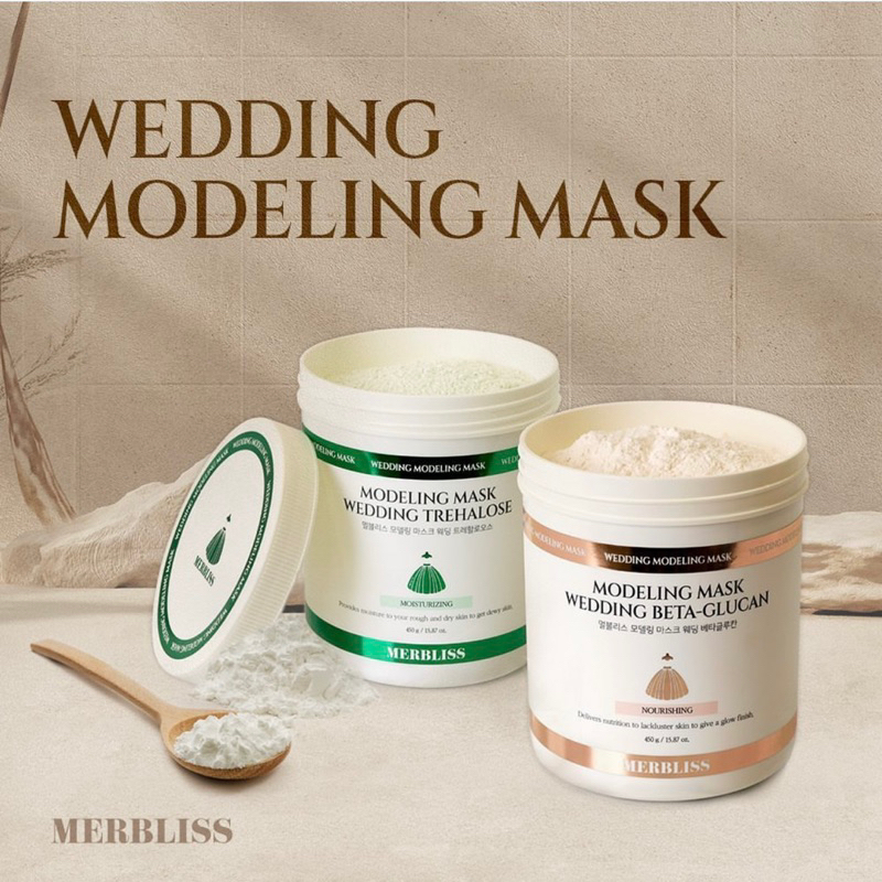 [HSD 7/2025] Mặt Nạ Dưỡng Ẩm Dạng Bột Merbliss Modeling Mask 450g (Tặng ...