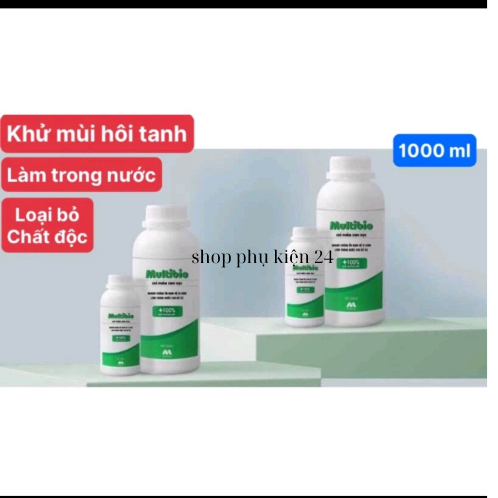Vi sinh multibio 1000ml | 1 lít vi sinh trong nước khử mùi tanh multi ...