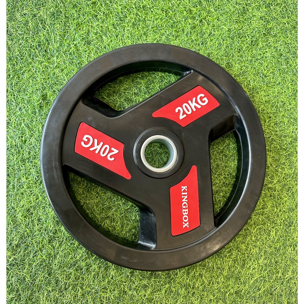 Tạ đĩa, tạ bánh gang bọc cao su phi 50mm KINGBOX - 20kg/ bánh | Shopee ...