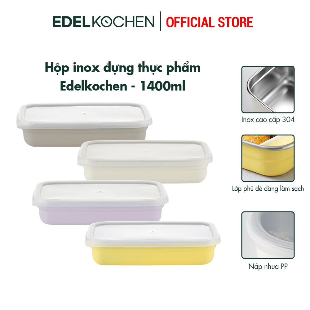 Hộp đựng thực phẩm, trữ đông inox 304 Edelkochen Edellock Collection ...