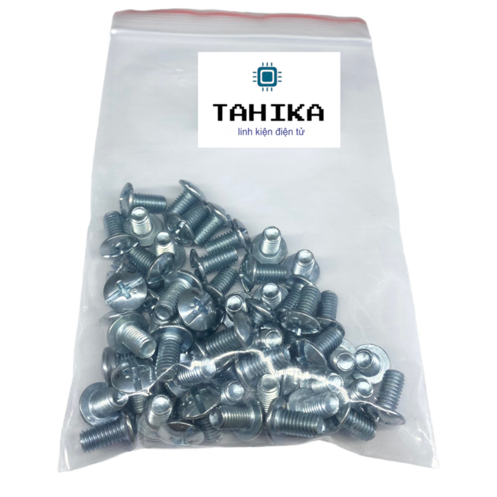 Ốc vít đầu Dù REN mịn M5 - 5mm dài 1cm túi 100gam = khoảng 50 con ...