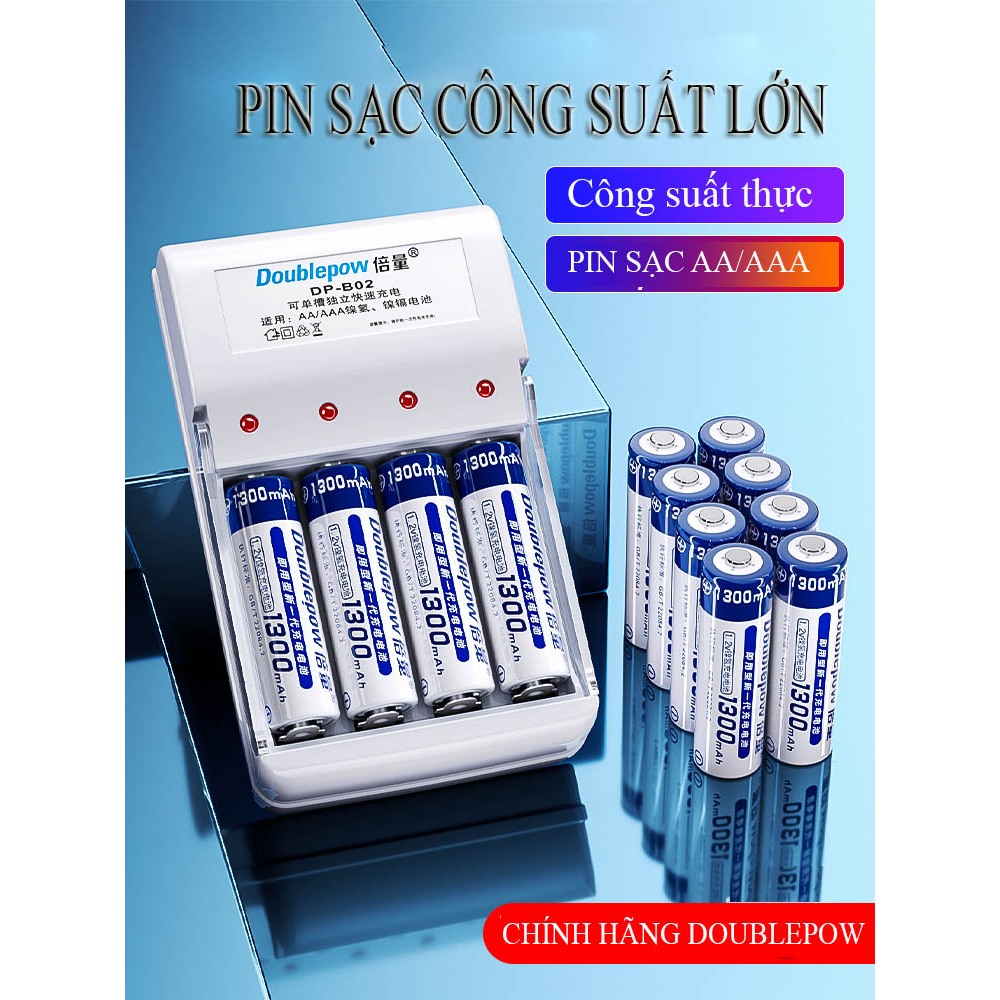 Pin sạc AA AAA Doublepow chính hãng - Đủ phân loại lựa chọn | Shopee ...