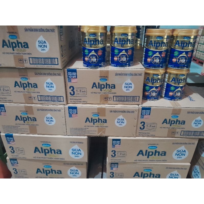 Sữa Bột VINAMILK Dielac Alpha Gold IQ số 3-4 (850g-1,4kg) | Shopee Việt Nam
